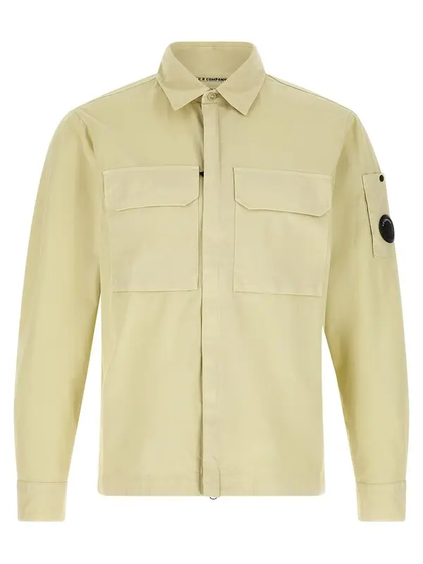 C.P. COMPANY Lens' Overshirt - Cream