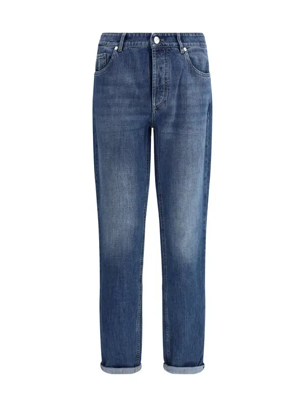 Brunello Cucinelli Cuffed Jeans