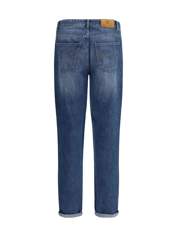 Brunello Cucinelli Cuffed Jeans