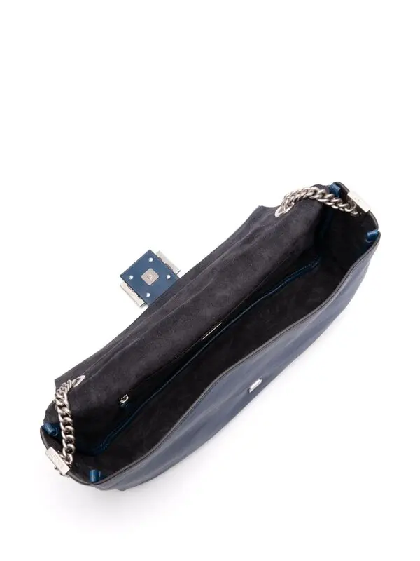 Fendi Leather Baguette Shoulder Bag
