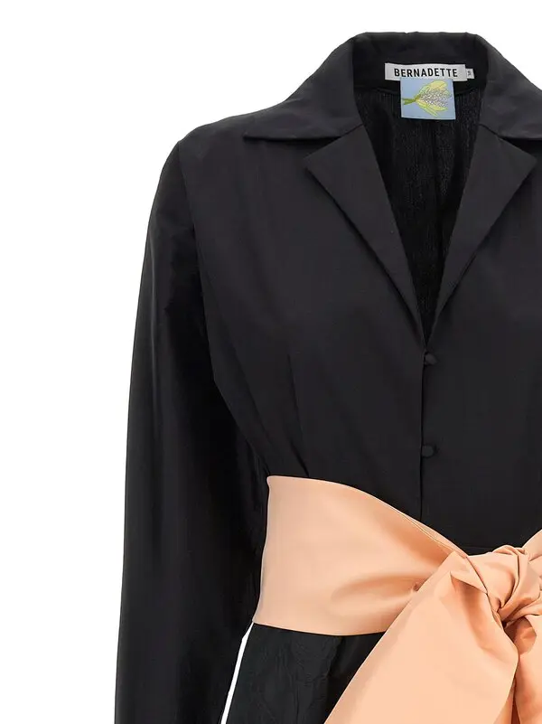 Bernadette Clarence Dress - Black