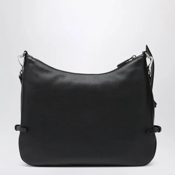 Prada Fold Large Leather Bag - Black