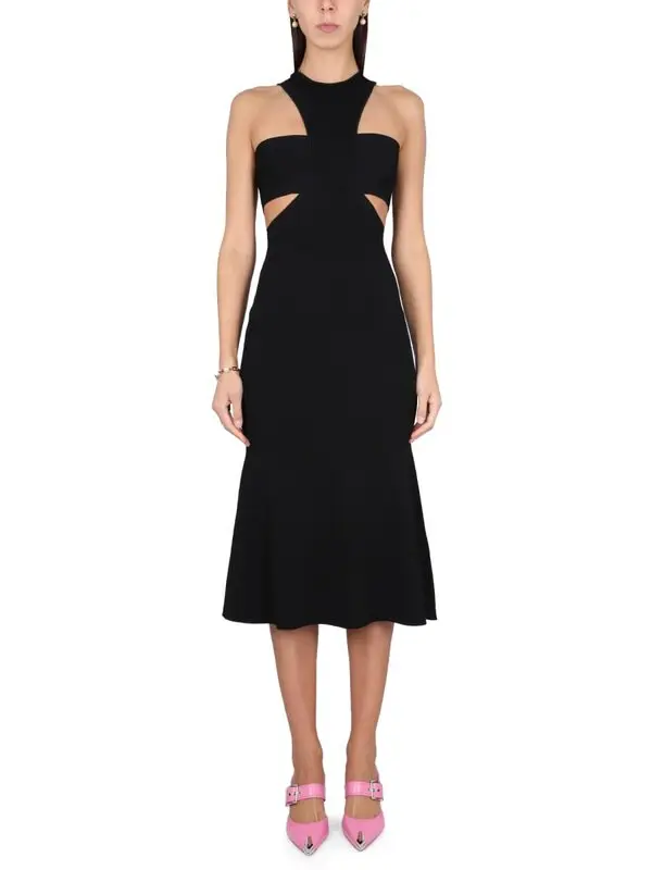 Alexander McQueen Dress With Harness - Black