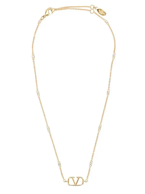 Valentino Garavani Vlogo Necklace - Gold