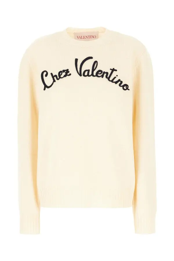 Valentino Garavani Embroidered Crewneck Knitwear - Multicolor