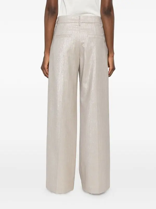 Brunello Cucinelli Wool Blend Trousers - Multicolor
