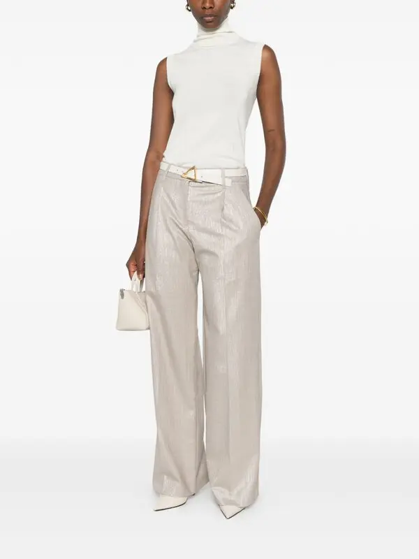 Brunello Cucinelli Wool Blend Trousers - Multicolor