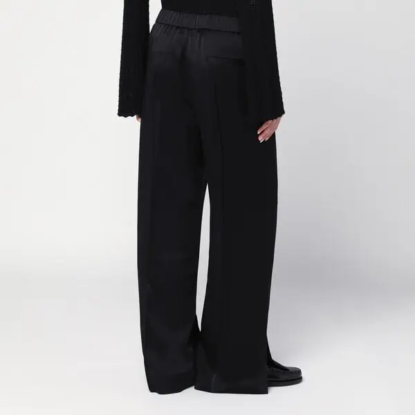 JIL SANDER Satin Palazzo Trousers