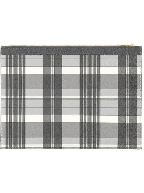 Thom Browne Checked Document Holder - Multicolor