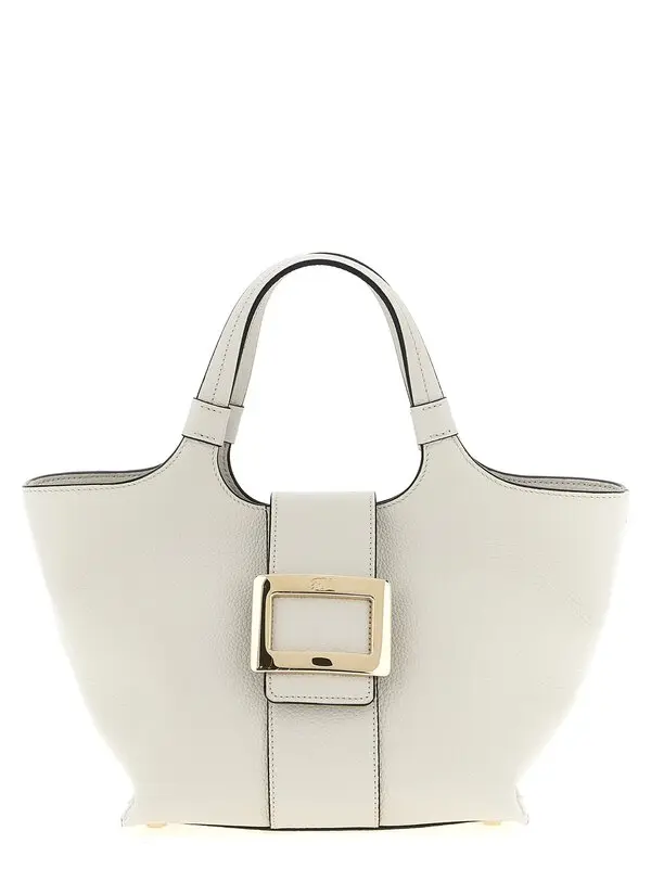 ROGER VIVIER Belle Vivier Mini Shopping Bag - Gray