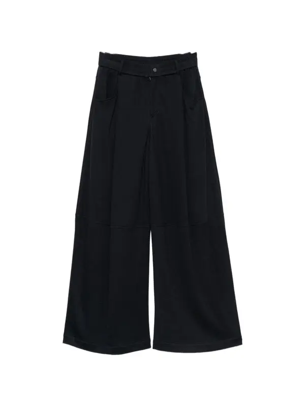 Brunello Cucinelli Cotton And Silk Blend Trousers - Multicolor