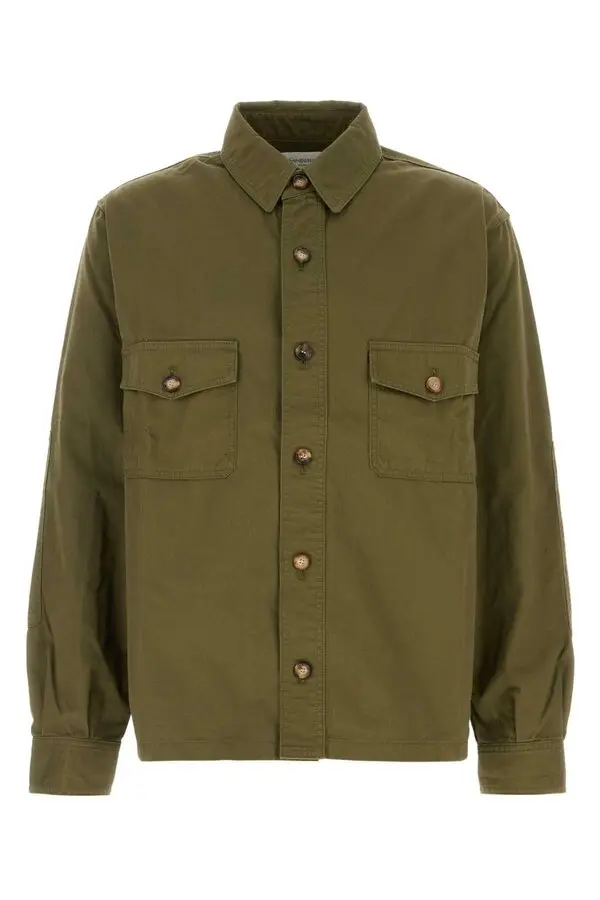 Saint Laurent Army Twill Shirt - Green