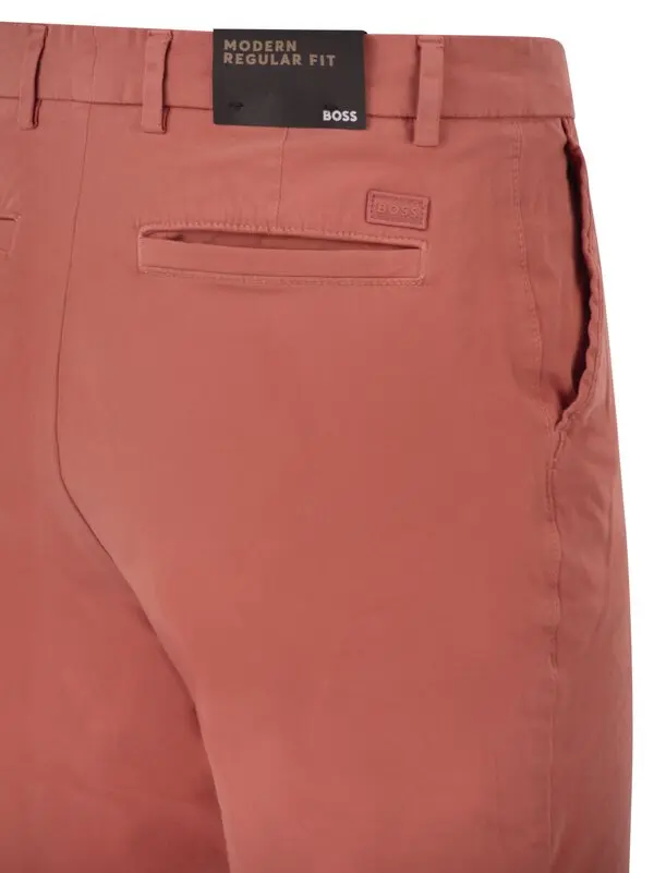 BOSS Stretch Cotton Chino Shorts In Modern Regular Fit