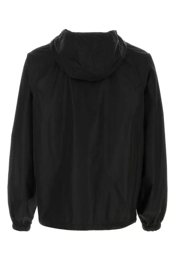 Burberry Black Nylon Windbreaker