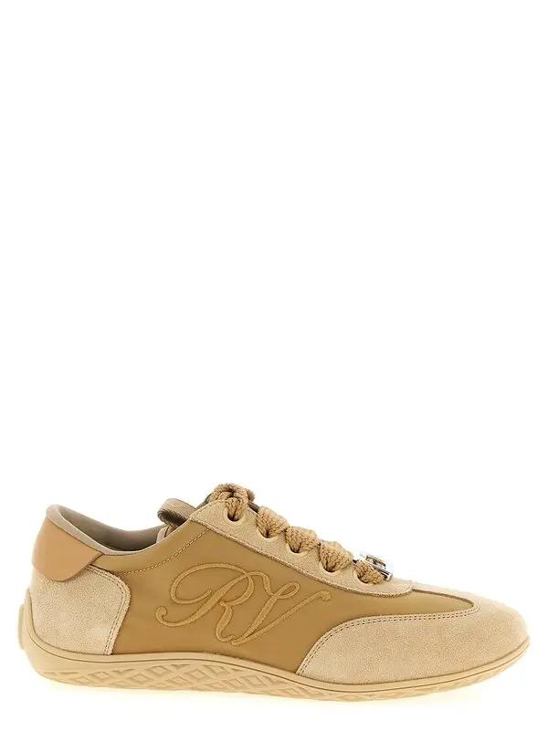ROGER VIVIER Viv Low' Sneakers - Cream