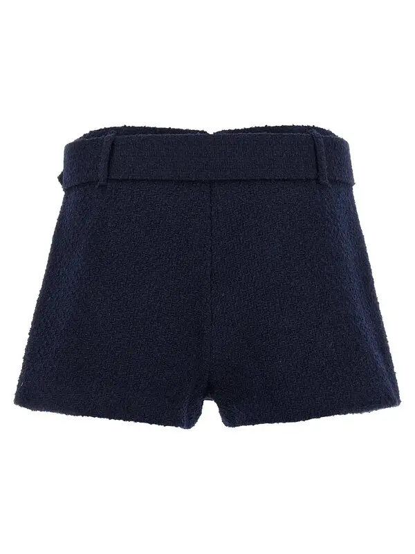 SELF-PORTRAIT Bouclé Wool Skort