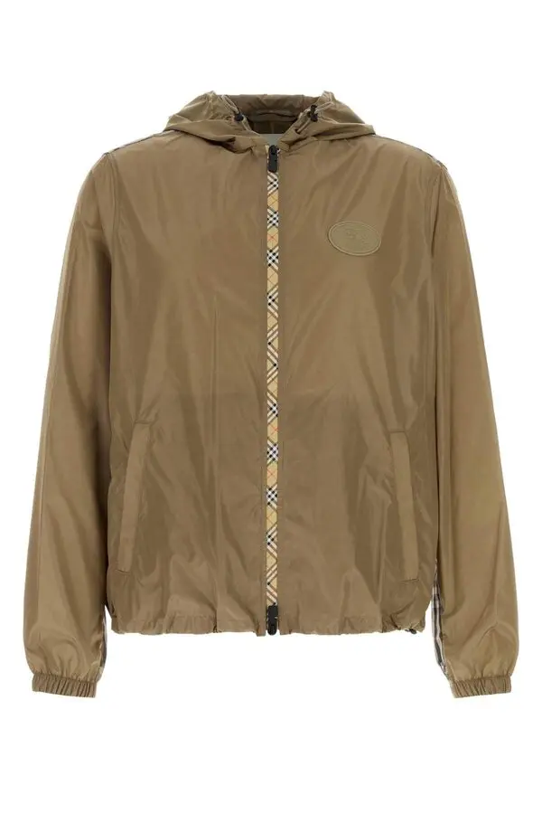Burberry Nylon Newport Windbreaker - Brown