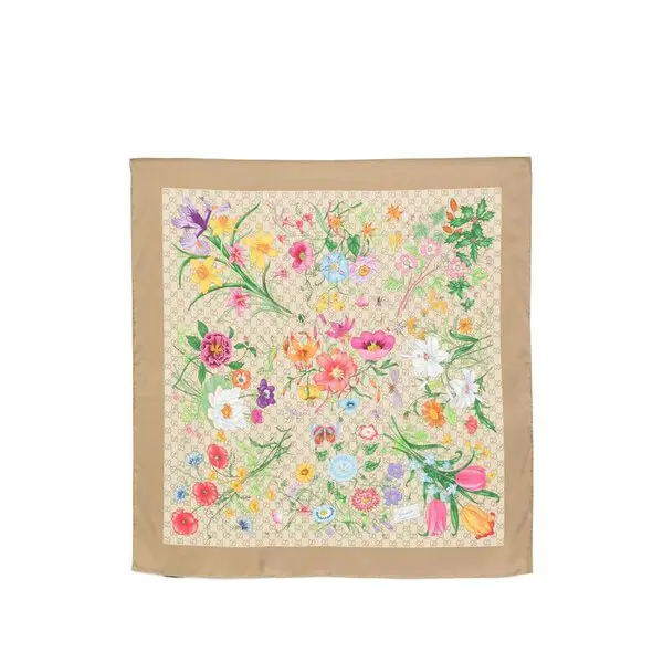 Gucci Neutrals Scarves - Cream