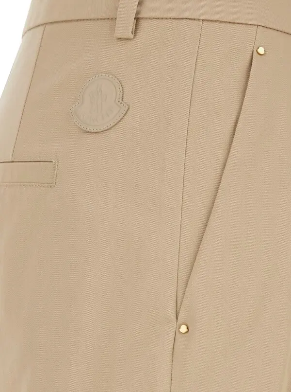Moncler Michaela Cotton Blend Trousers - Multicolor