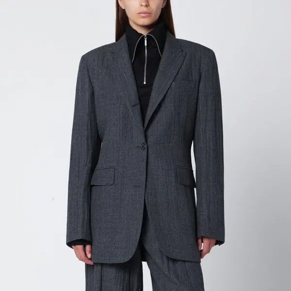 Our Legacy Wool-blend Single-breasted Jacket