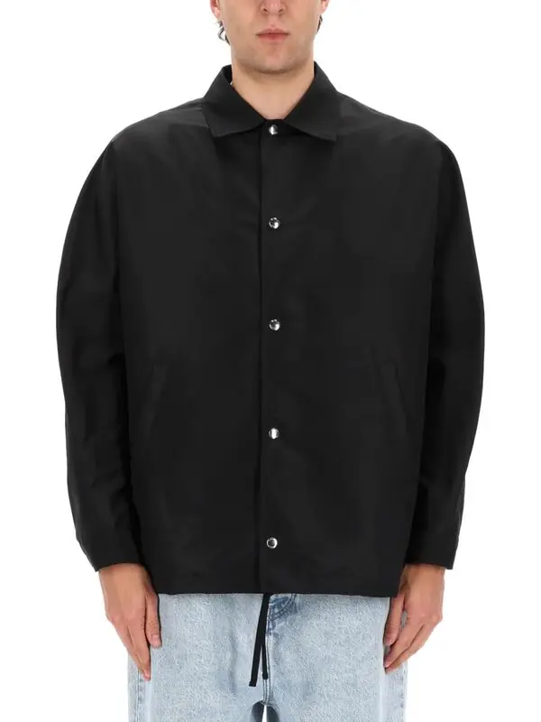 Givenchy Polyester Coach Jacket - Black