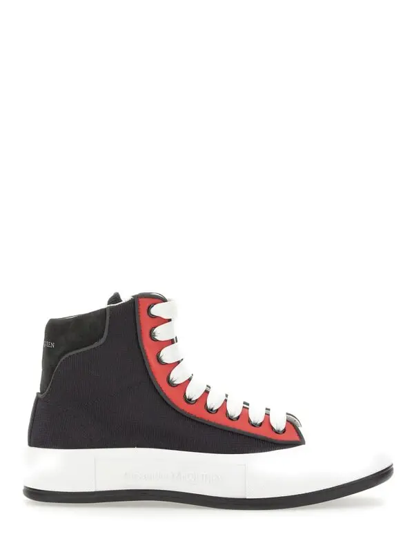 Alexander McQueen Sneaker With Logo - Black