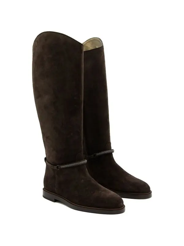 Brunello Cucinelli Leather Boots - Multicolor