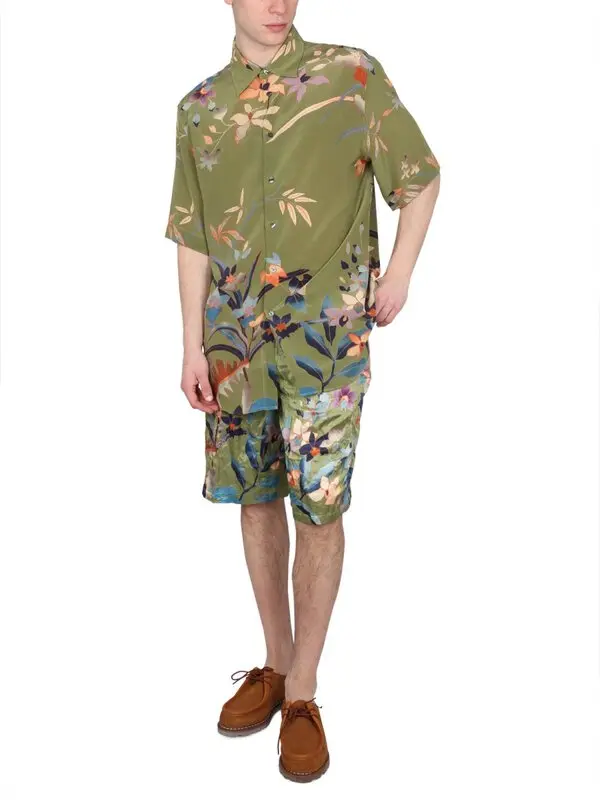 Etro Bermuda Shorts With Floral Print