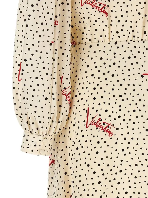 Valentino Garavani Silk Midi Dress - Multicolor