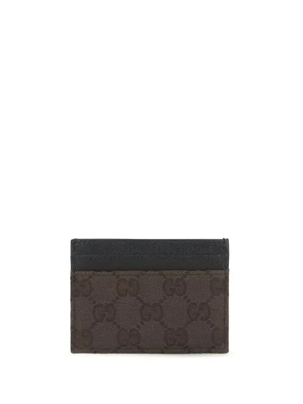 Gucci Gg Fabric Card Holder