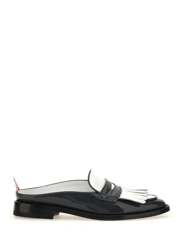 Thom Browne Kilt Varsity Loafers - Gray