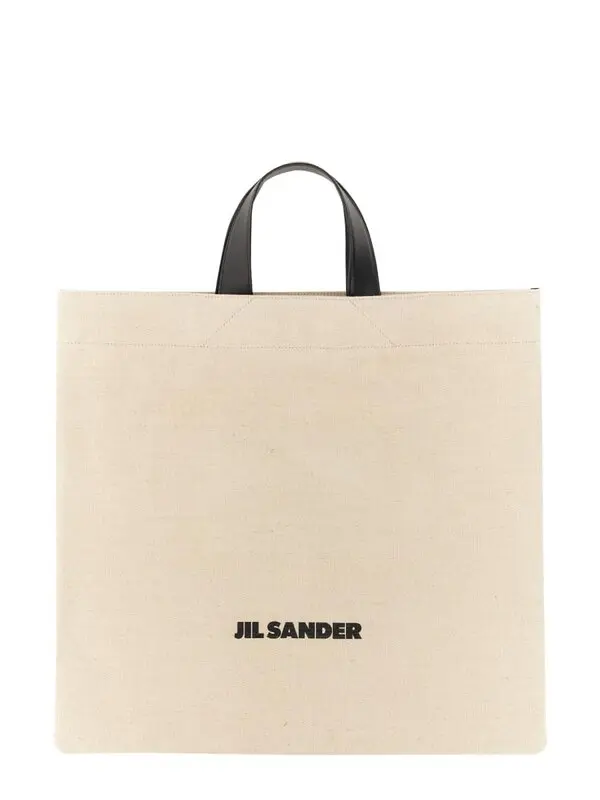 JIL SANDER Medium Tote Bag - Cream