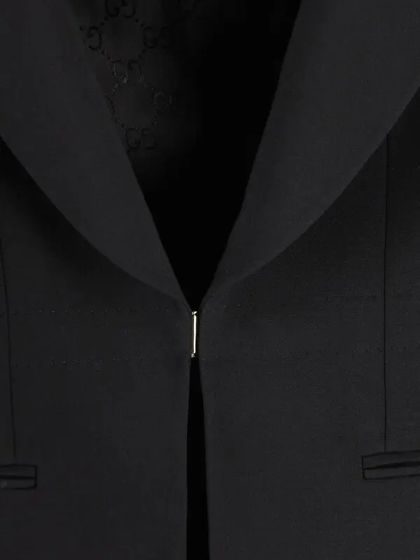 Gucci Wool Single-breasted Jacket - Multicolor