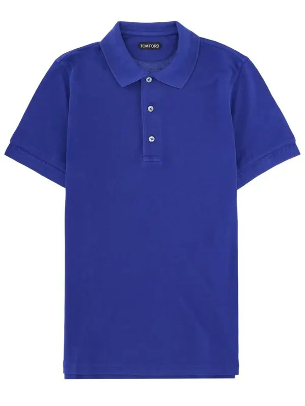 TOM FORD Lyocell And Cotton Polo Shirt
