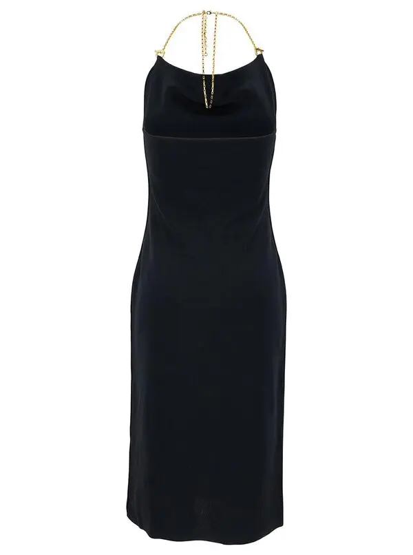 Bottega Veneta Halterneck Midi Dress - Multicolor
