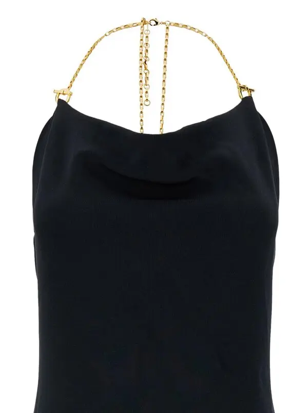 Bottega Veneta Halterneck Midi Dress - Multicolor