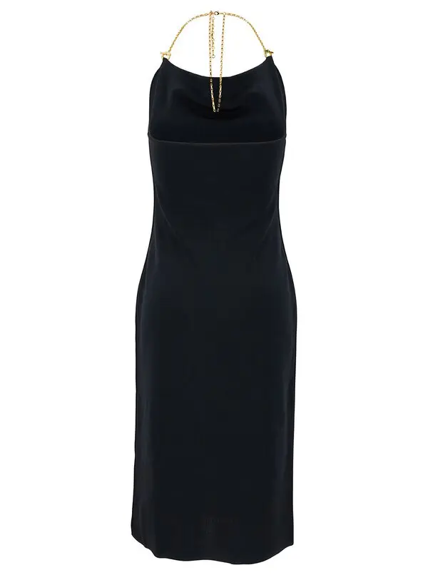 Bottega Veneta Halterneck Midi Dress - Multicolor