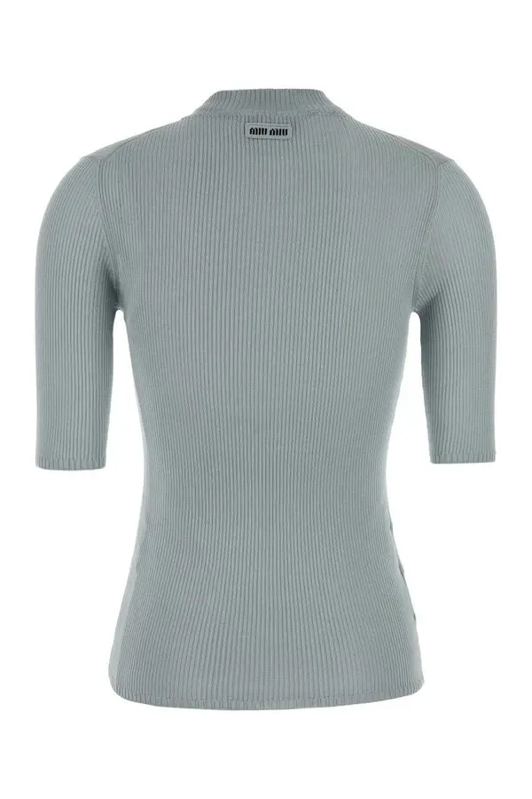 Miu Miu Powder Silk Top