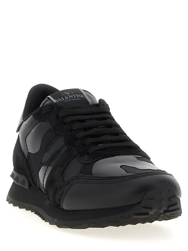 Valentino Garavani Rockrunner Sneakers - Black