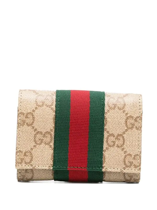 Gucci Web Detail Bifold Card Case