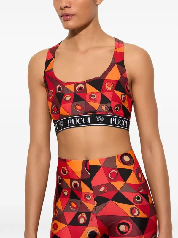 Emilio Pucci Printed Bralette - Multicolor