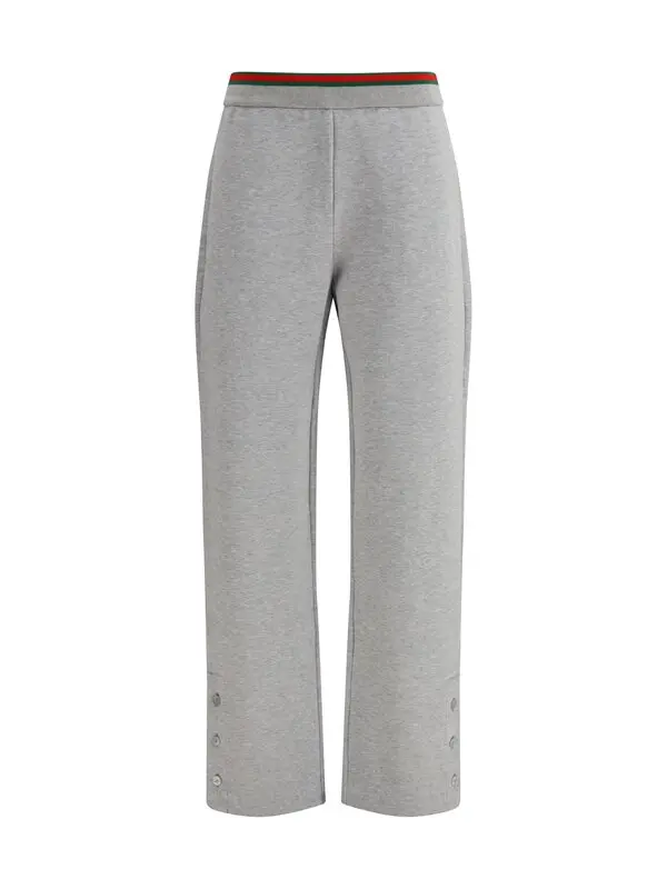 Gucci Leisure Pants In Cotton Jersey - Gray