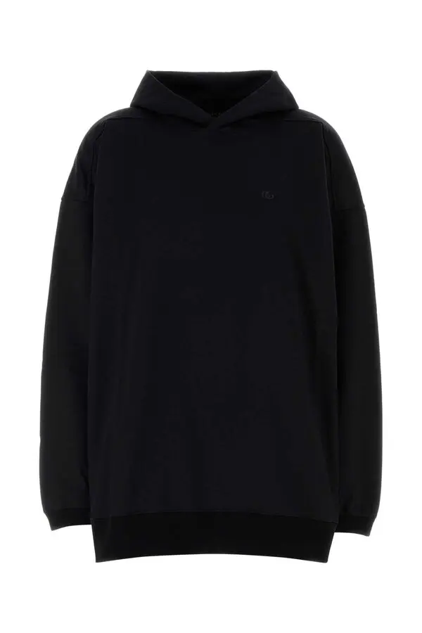 Gucci Cotton Blend Oversize Sweatshirt - Black