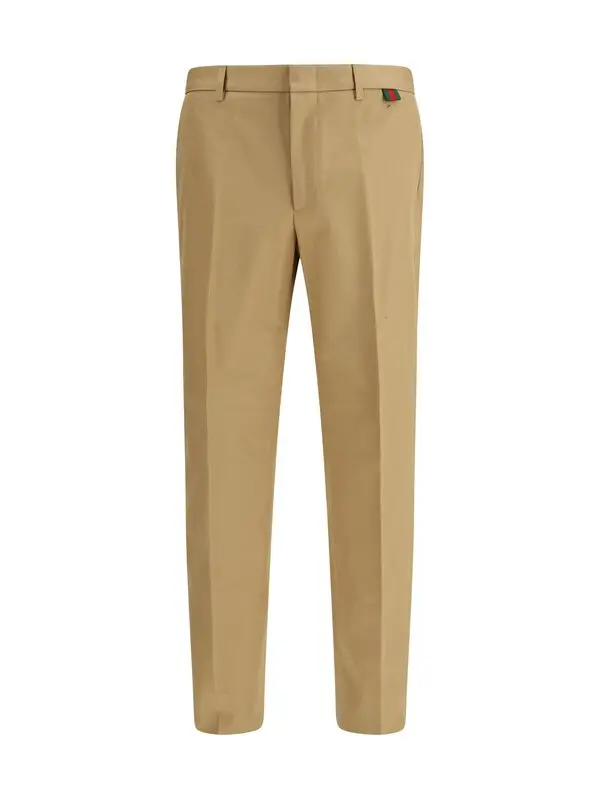Gucci Cotton Pants - Cream