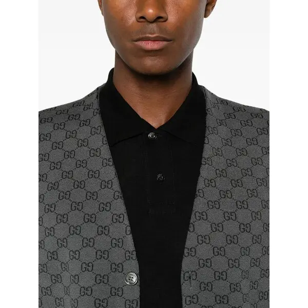 Gucci Grey Sweaters & Knitwear Cardigans