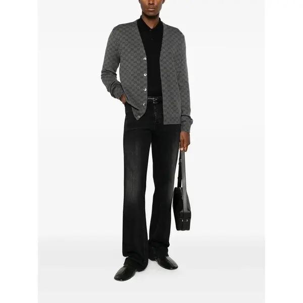 Gucci Grey Sweaters & Knitwear Cardigans