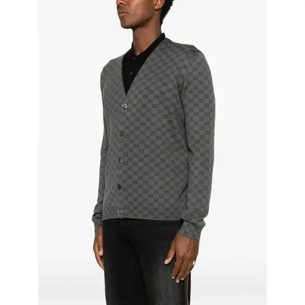 Gucci Grey Sweaters & Knitwear Cardigans