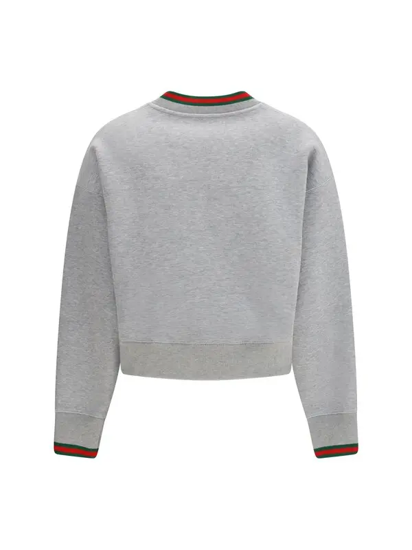 Gucci Web Cotton Jersey Sweatshirt