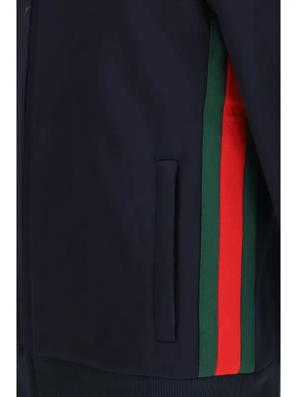 Gucci Technical Jersey Zip-up Jacket