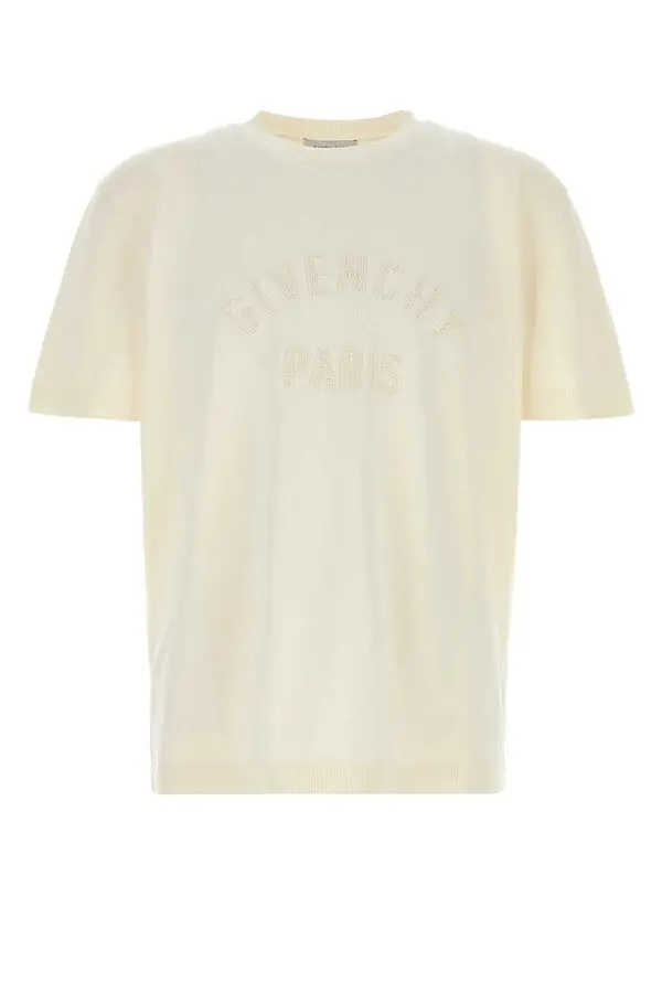 Givenchy Ivory Cotton T-shirt - White